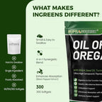 Oregano oil softgels for digestive health