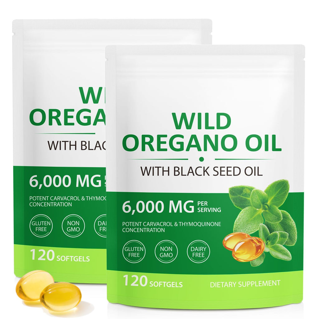Oregano oil softgels for immune support