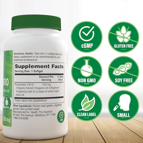 oregano oil softgels for immunity