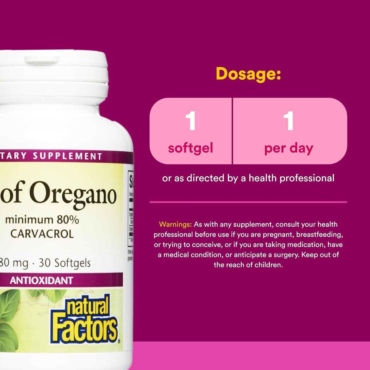 oregano oil softgels for wellness