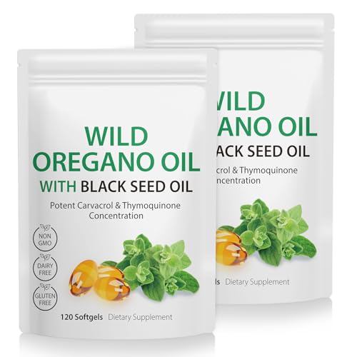 Oregano oil softgels for wellness