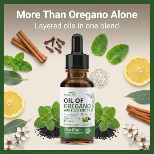 Oregano oil tincture for digestion