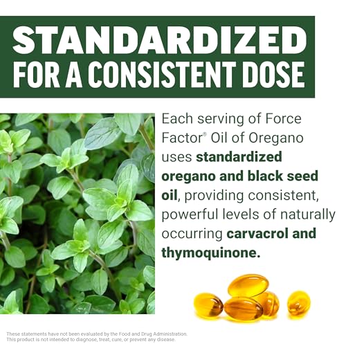 Oregano oil with black seed extract