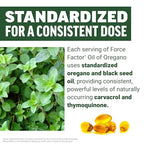 Oregano oil with black seed extract