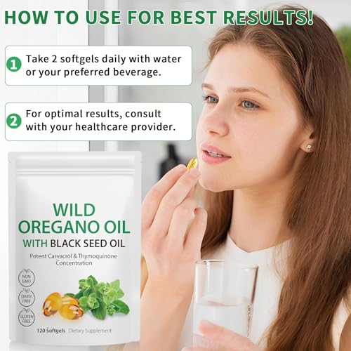 Oregano oil with black seed oil