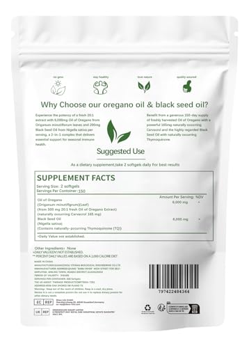 oregano oil with black seed oil
