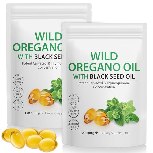 Oregano oil with black seed oil