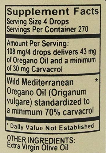Oregano oil with black seed oil