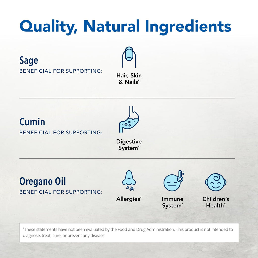 oregano oil with cumin and sage
