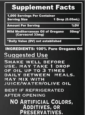 oregano oil with fulvic minerals