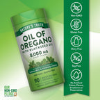 Oregano softgels for digestive health