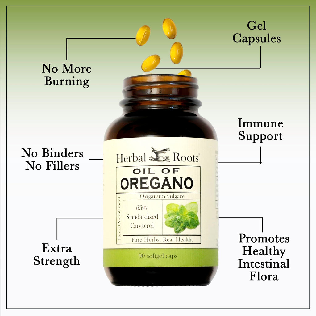 oregano softgels for digestive support