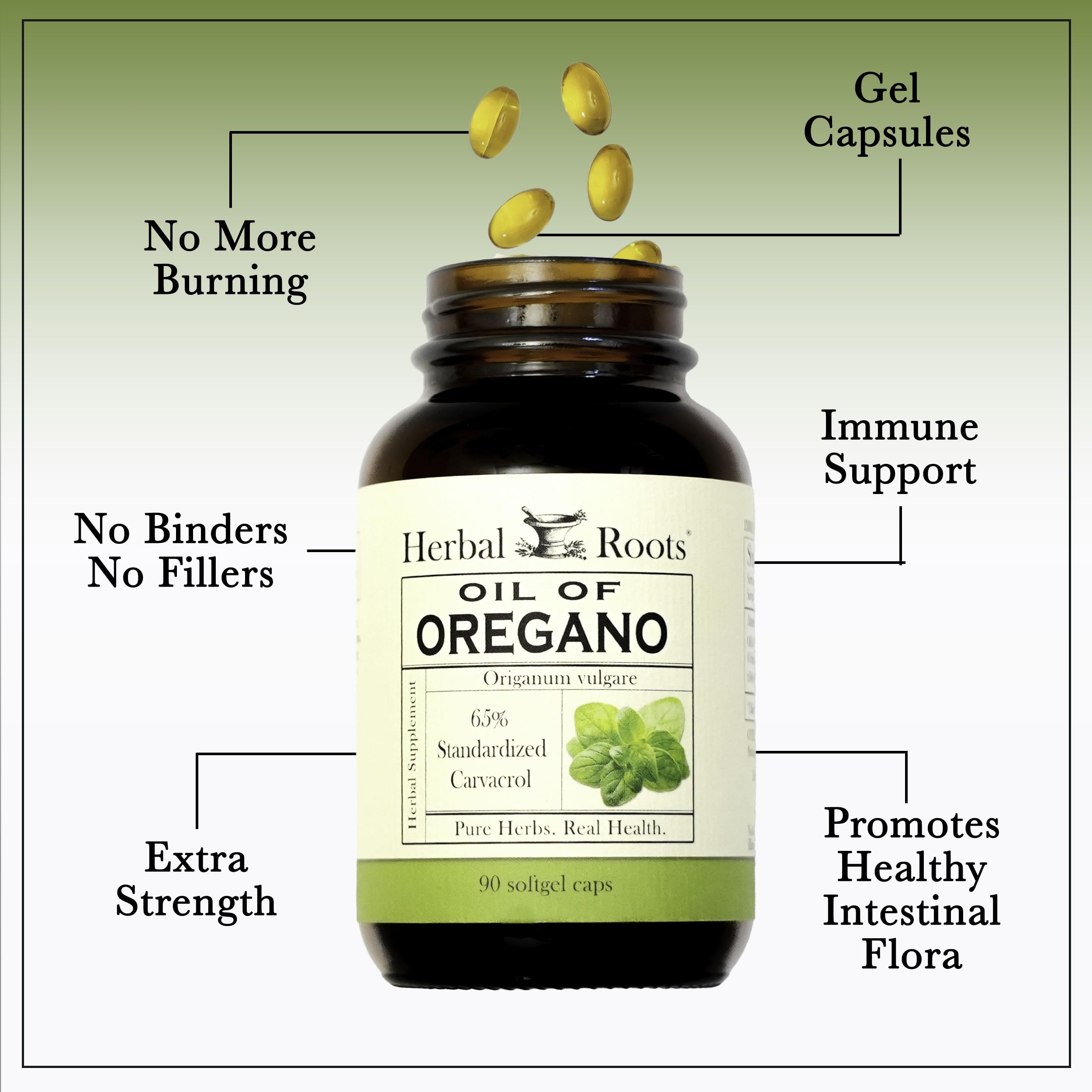 oregano softgels for digestive support
