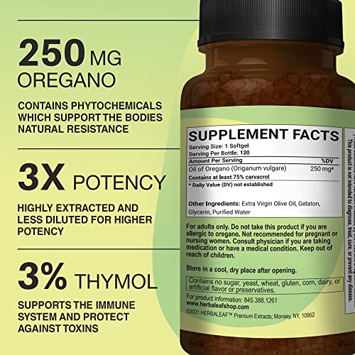 Oregano softgels for everyday wellness
