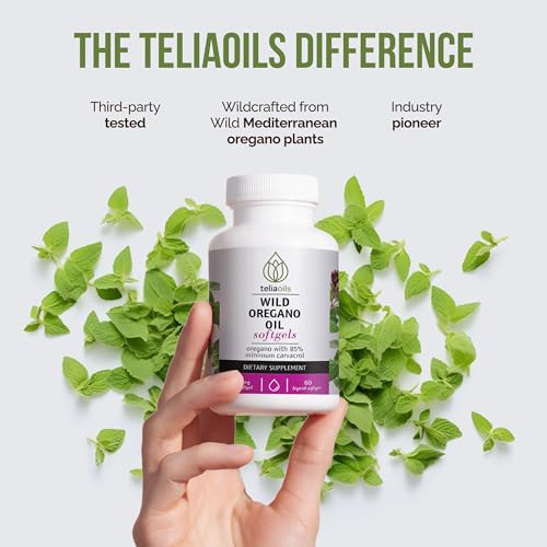 Oregano softgels for holistic health