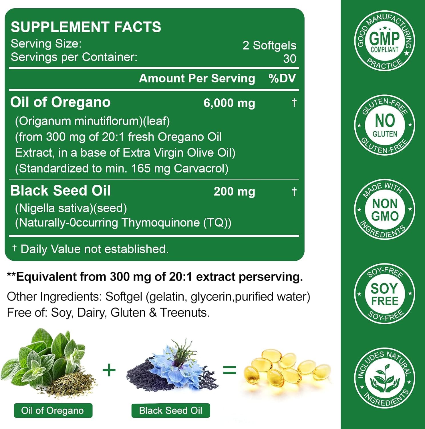 oregano softgels for natural immunity
