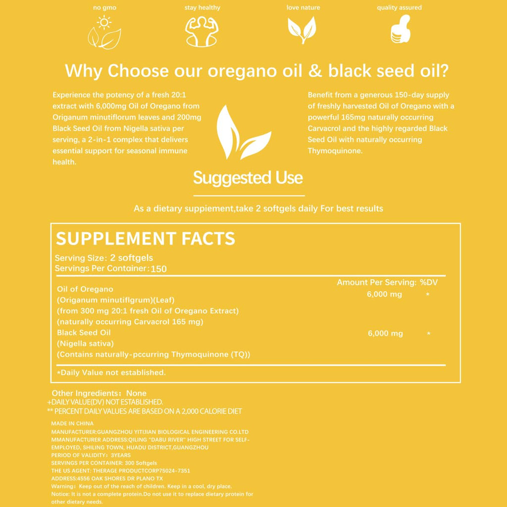 oregano supplement for immune boost