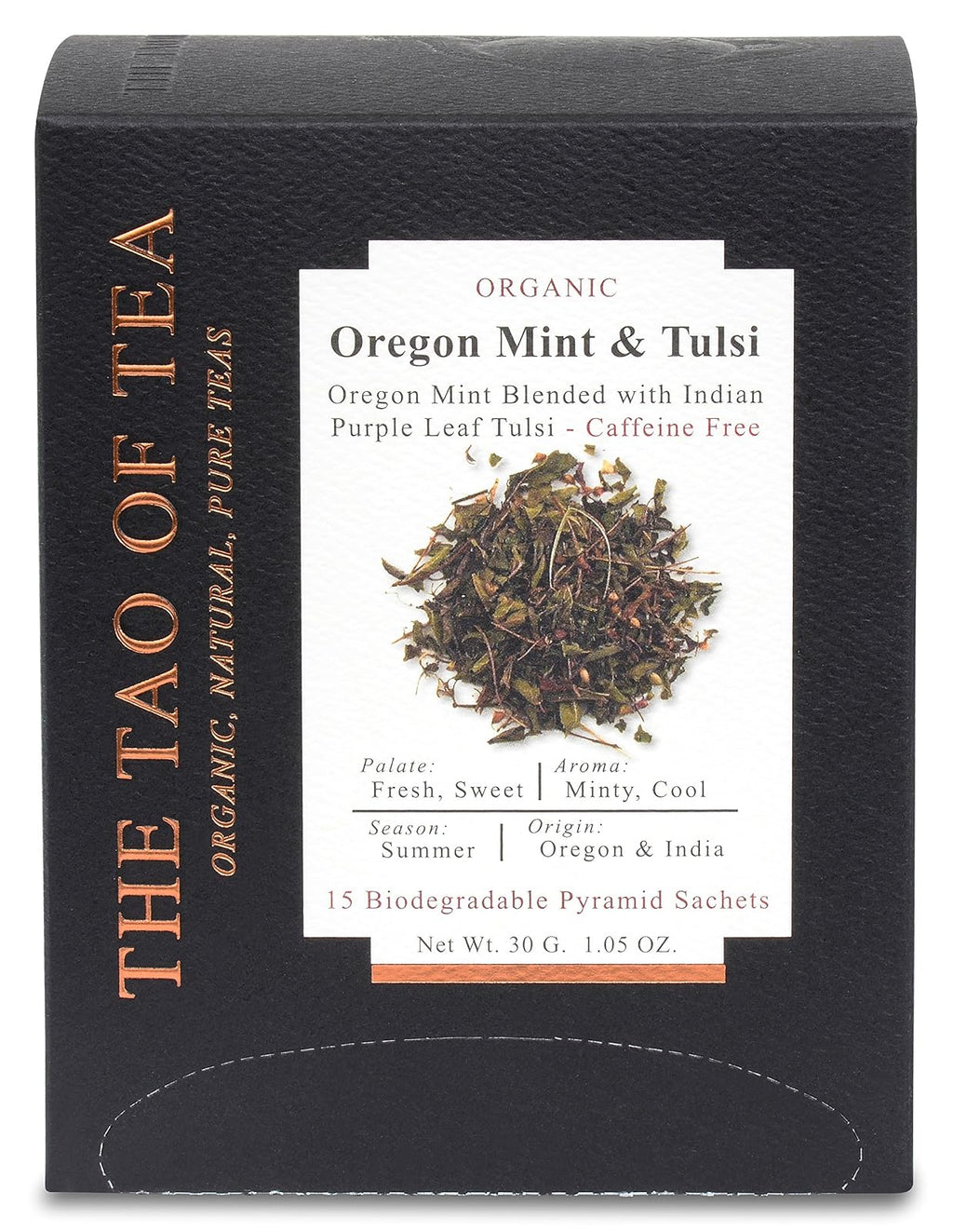 Oregon Mint & Tulsi herbal tea sachets
