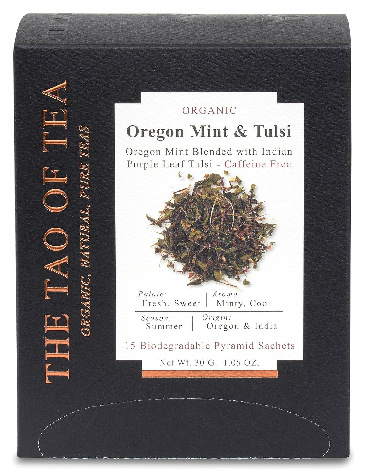 Oregon Mint & Tulsi herbal tea sachets
