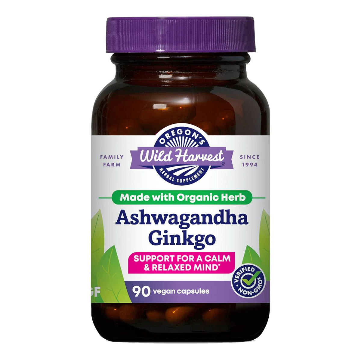 Oregon's Wild Harvest ashwagandha capsules