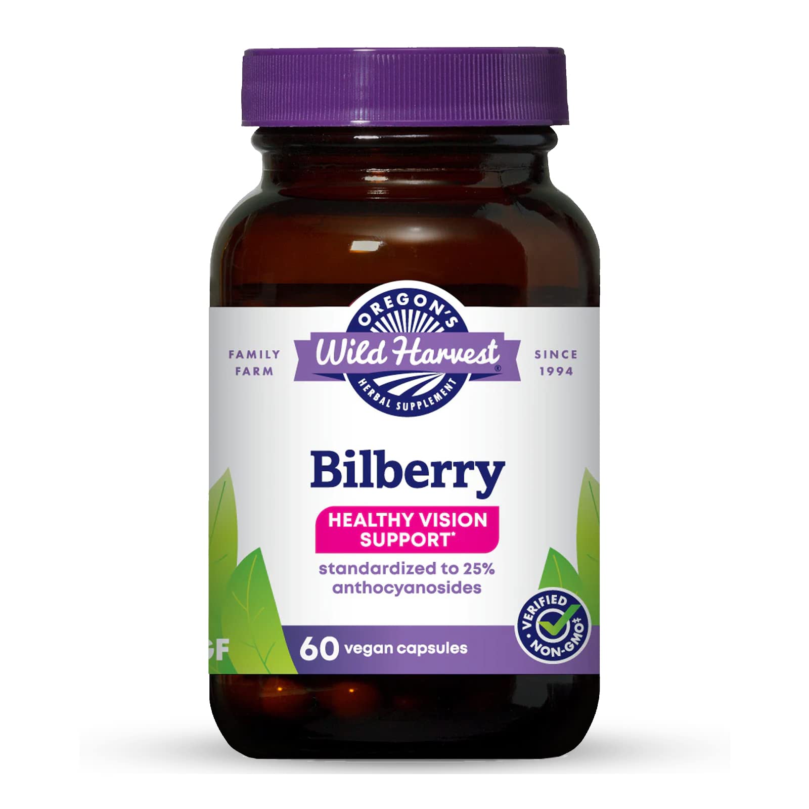 Oregon's Wild Harvest bilberry capsules