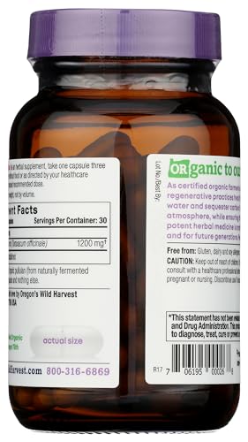 Oregon's Wild Harvest dandelion root capsules