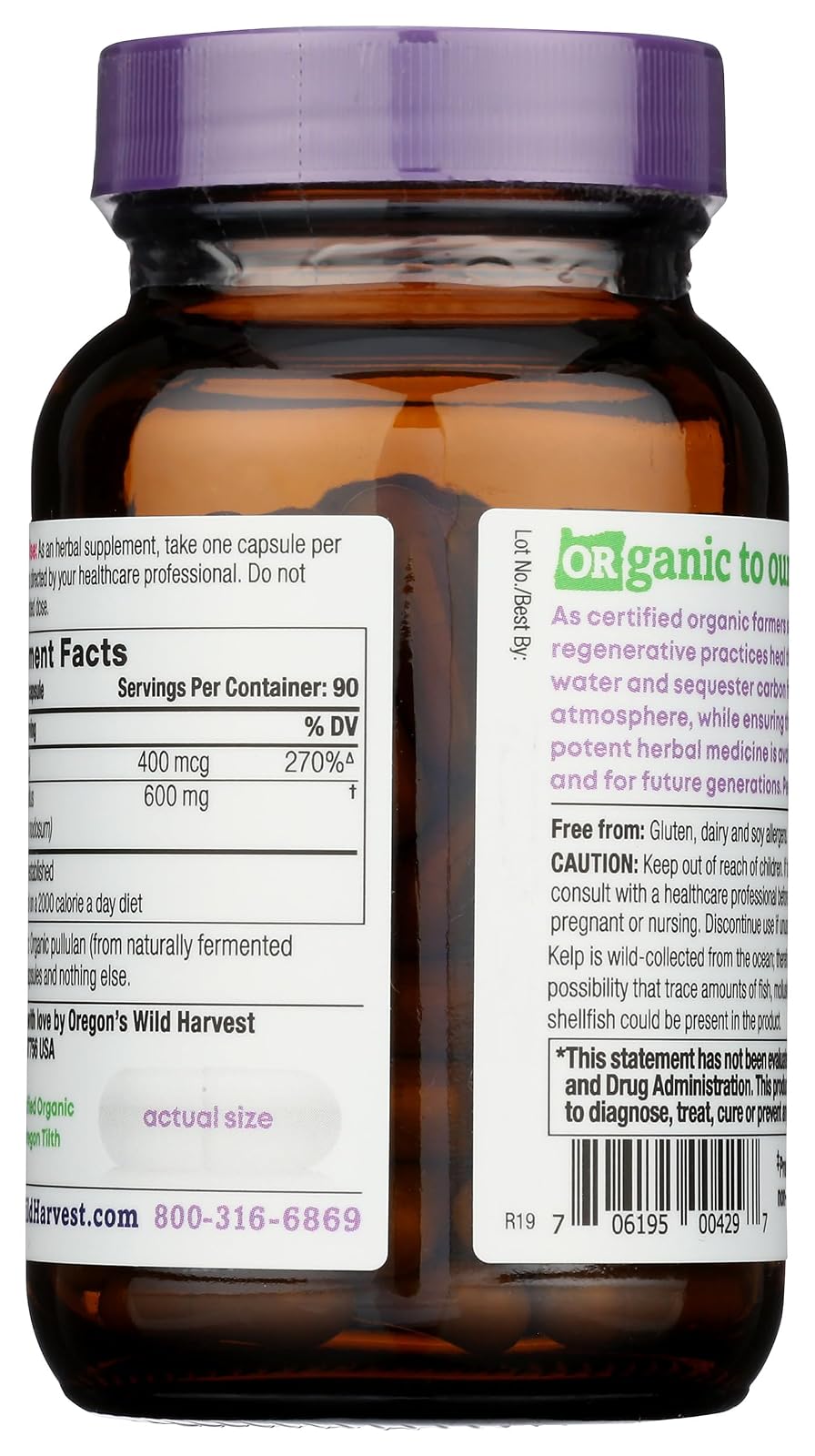 Oregon's Wild Harvest kelp capsules