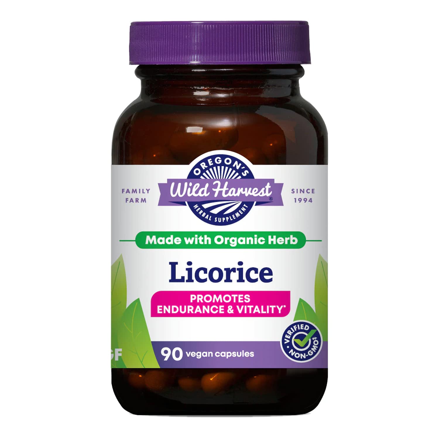 Oregon's Wild Harvest licorice root capsules