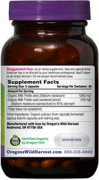 Oregon's Wild Harvest milk thistle benefits