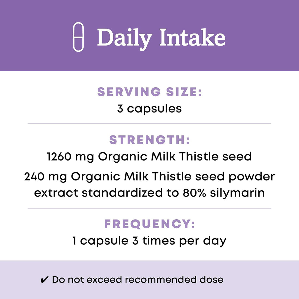 Oregon's Wild Harvest milk thistle formula
