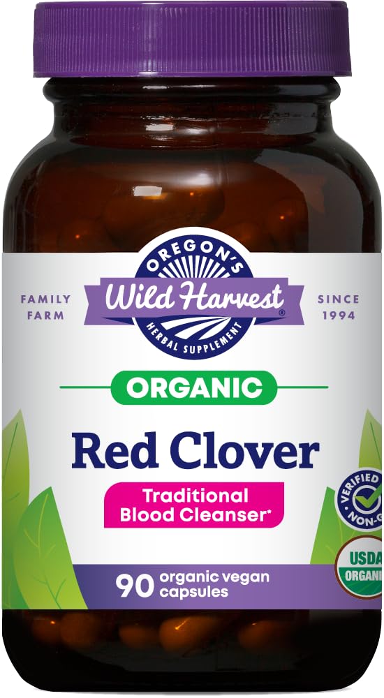 Oregon's Wild Harvest Red Clover capsules