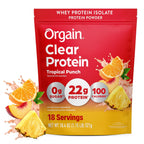 Orgain Clear Whey Isolate protein powder