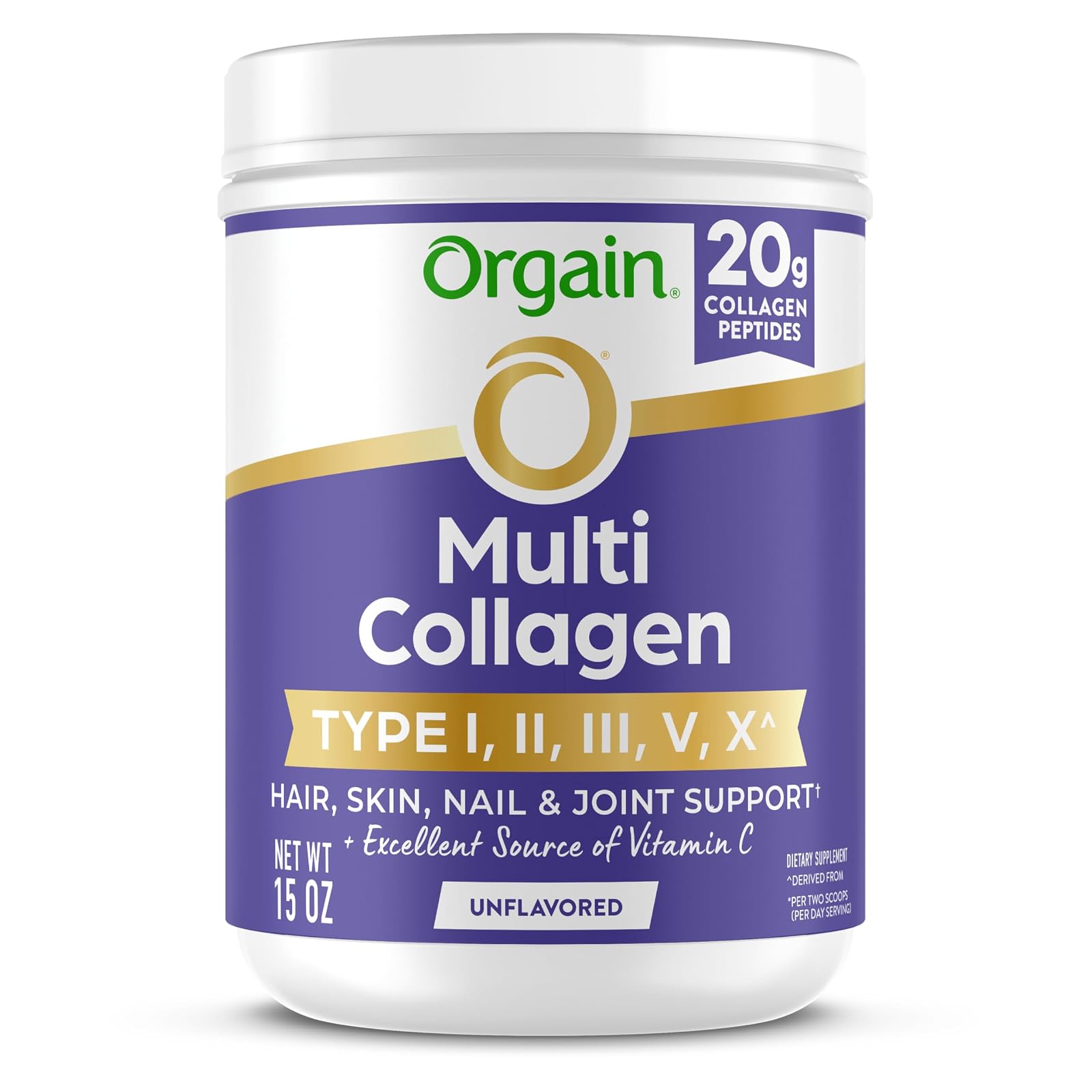 Orgain multi collagen peptides powder