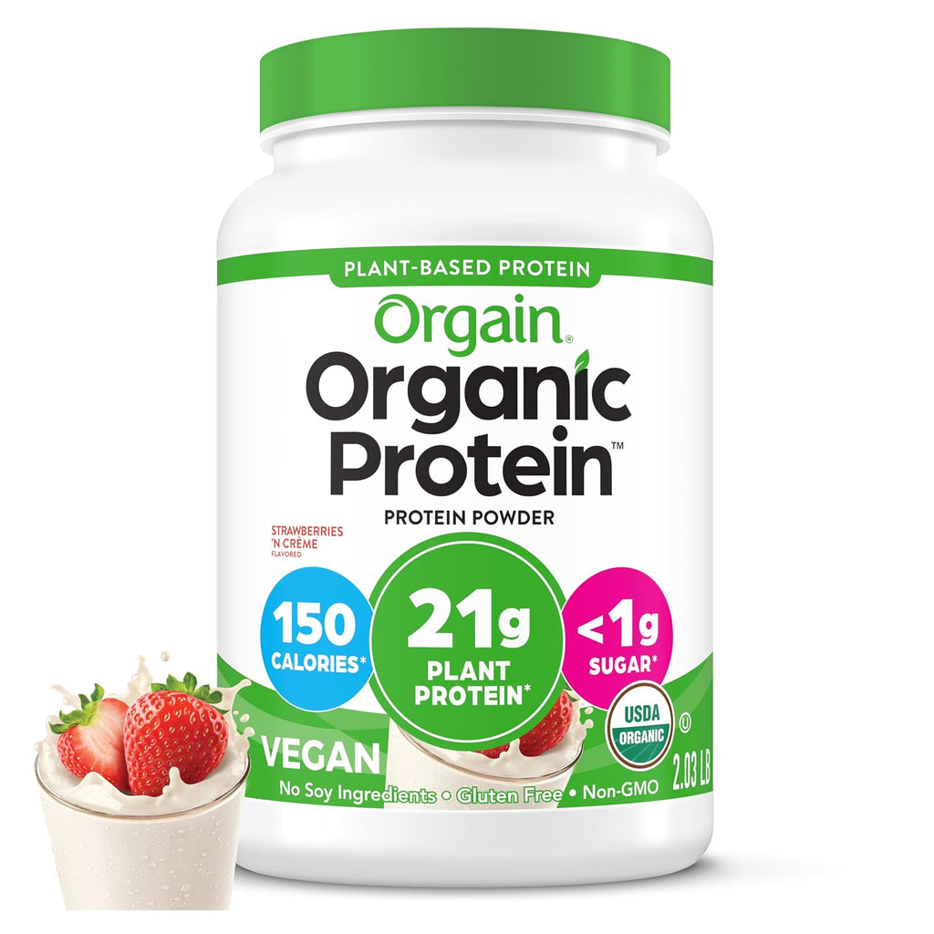 Orgain plant protein powder for smoothies