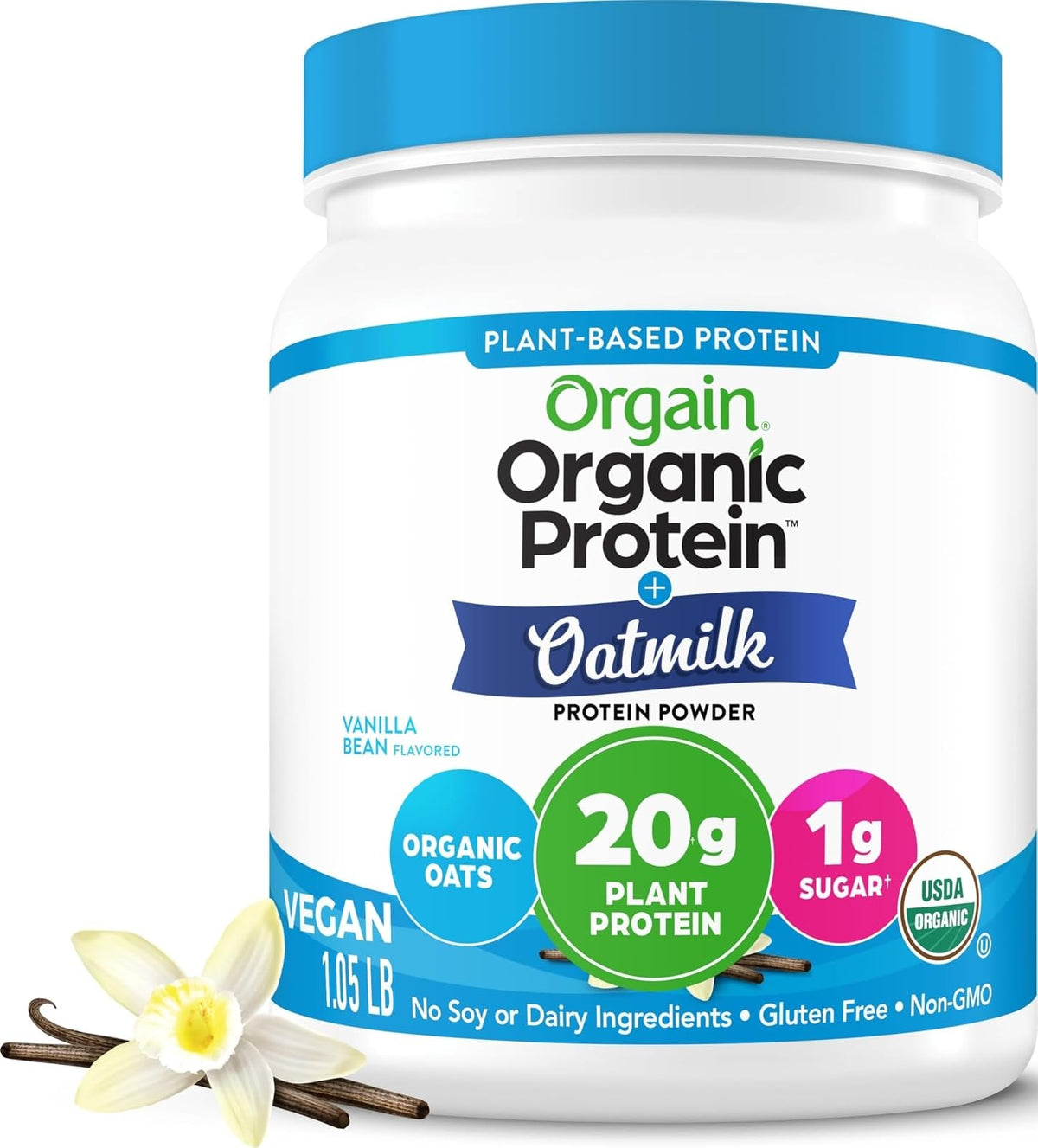 Orgain plant protein powder vanilla