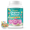 Orgain vegan protein powder fruity cereal