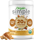 Orgain vegan protein powder peanut butter