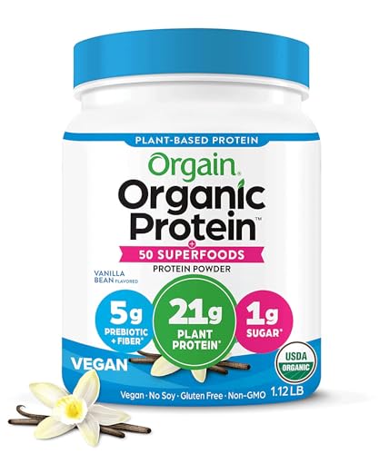 Orgain vegan protein powder vanilla