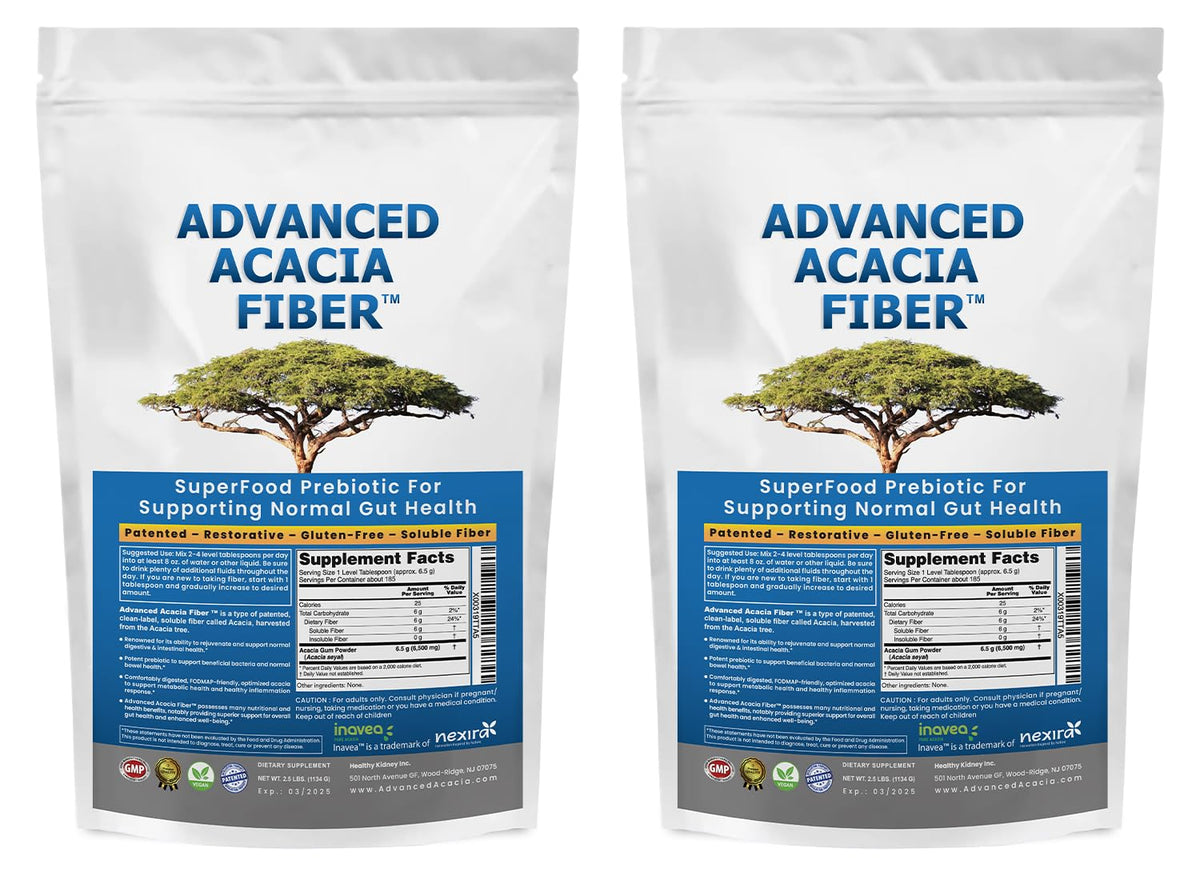 organic acacia fiber powder supplement