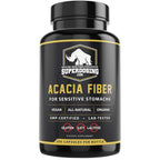 organic acacia fiber supplement capsules