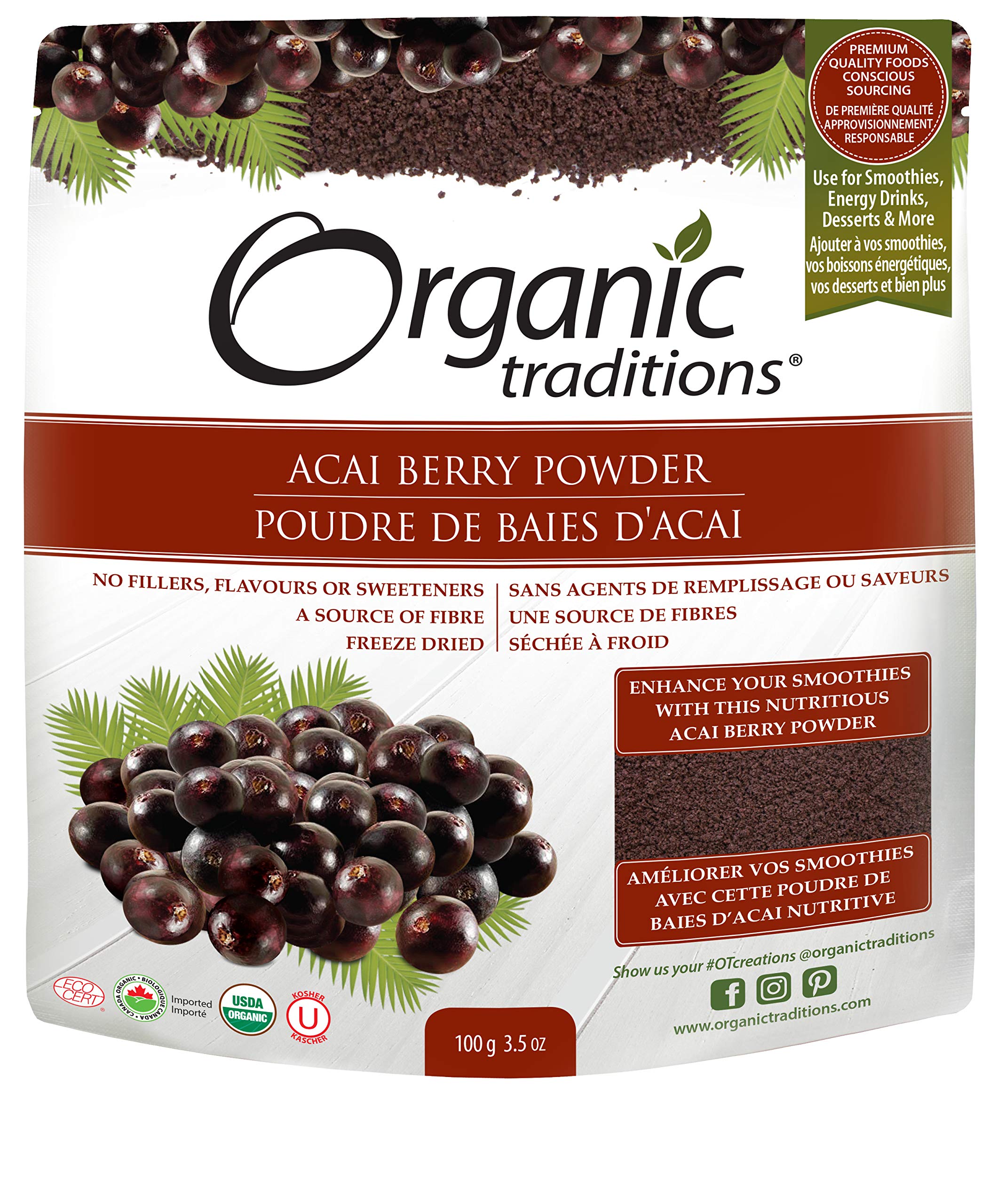 organic acai berry powder superfood