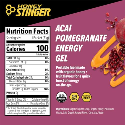 Organic acai pomegranate energy boost