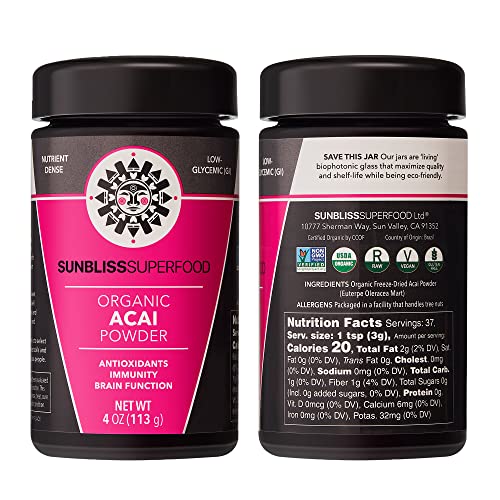 organic acai powder for smoothies