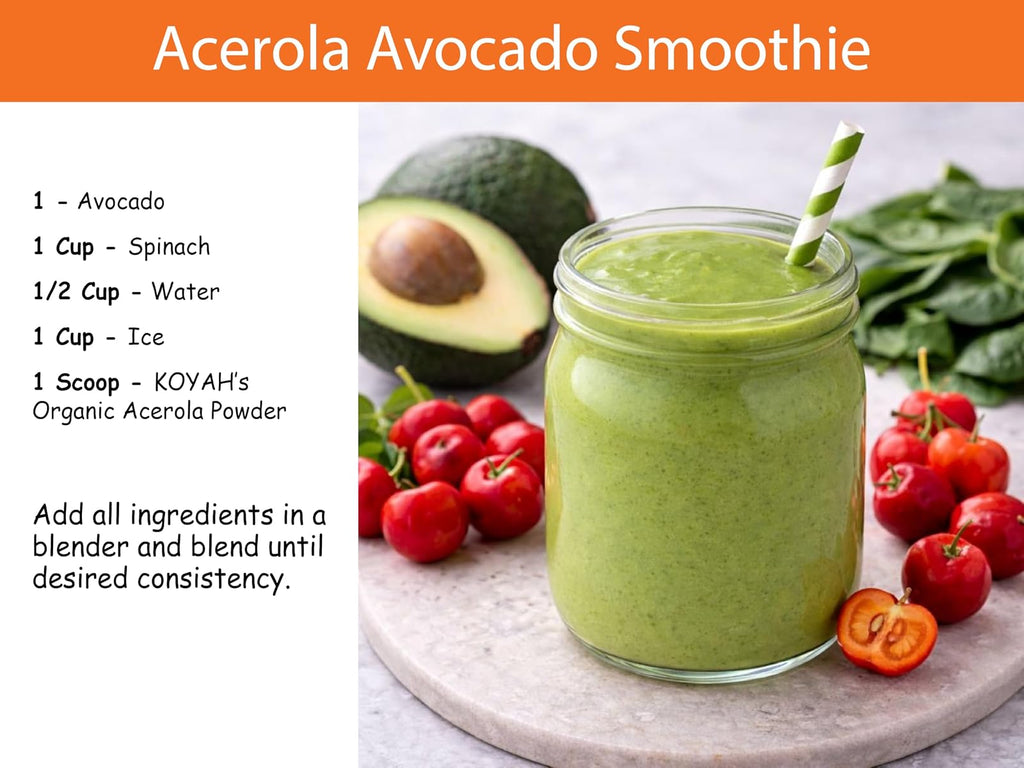 organic acerola powder for energy
