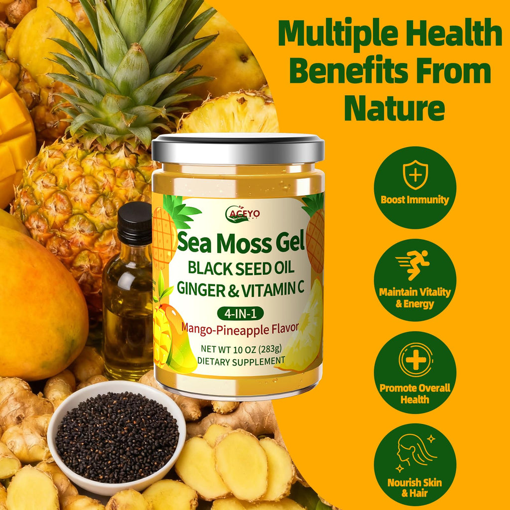 organic ACEYO sea moss gel supplement