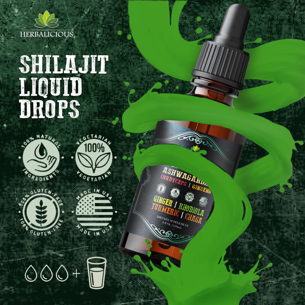 Organic adaptogenic drops for vitality