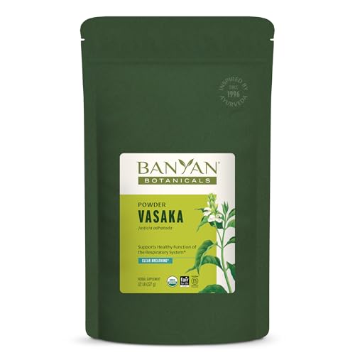 organic Adhatoda Vasica for healthy breathing