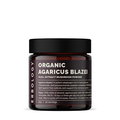 organic agaricus blazei mushroom powder