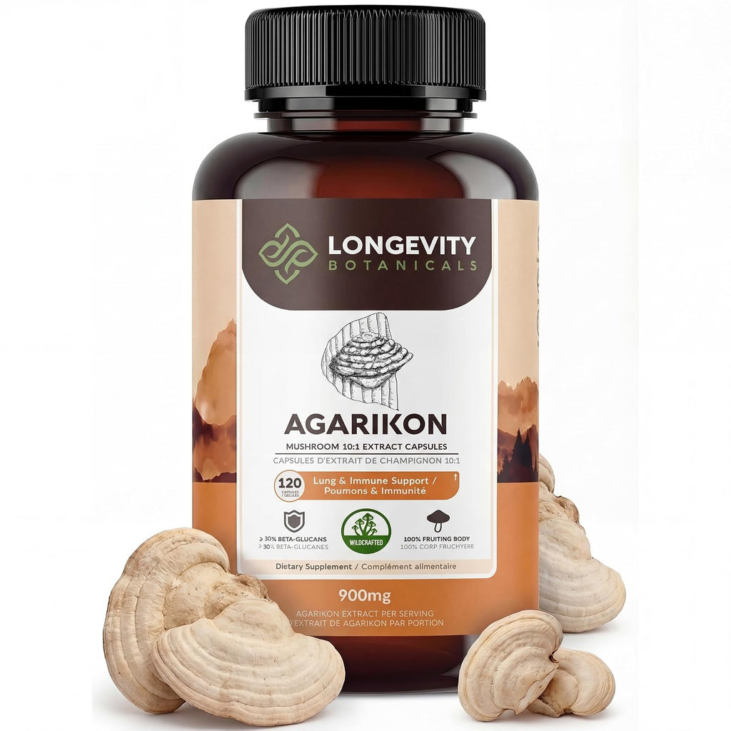 organic agarikon mushroom extract capsules