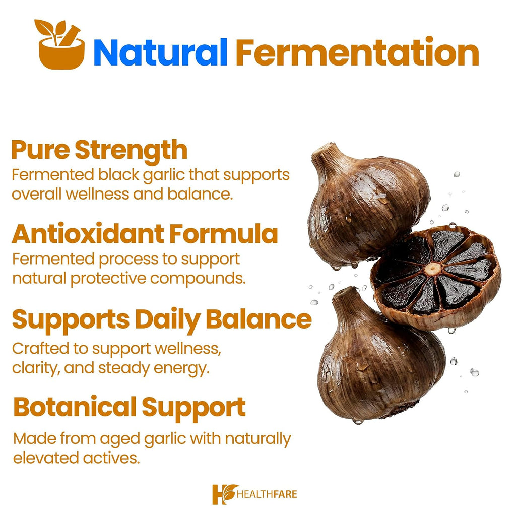 organic aged black garlic extract